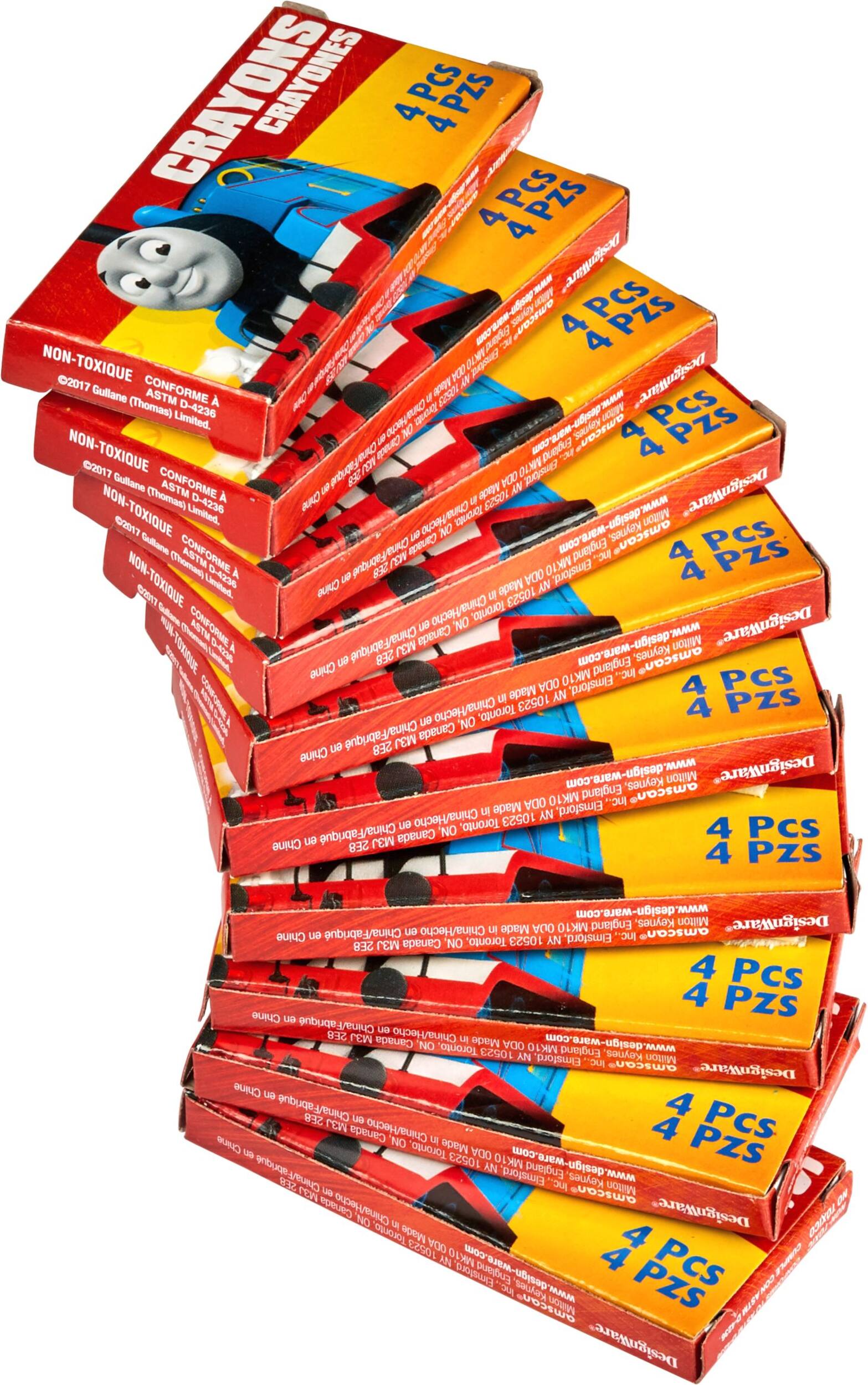 Thomas the Train Crayon Boxes for Birthday Party Favours, 12-pk | Party ...