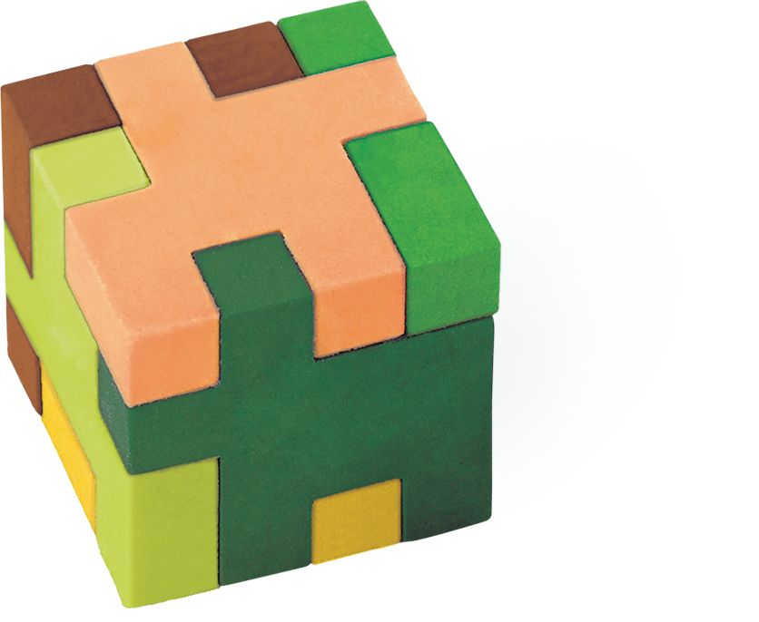 Pixelated Puzzle Erasers for Birthday Party Favours, 12-pk | Party City