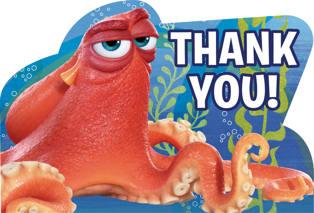 Finding Dory Thank You Notes, 8-pk | Party City