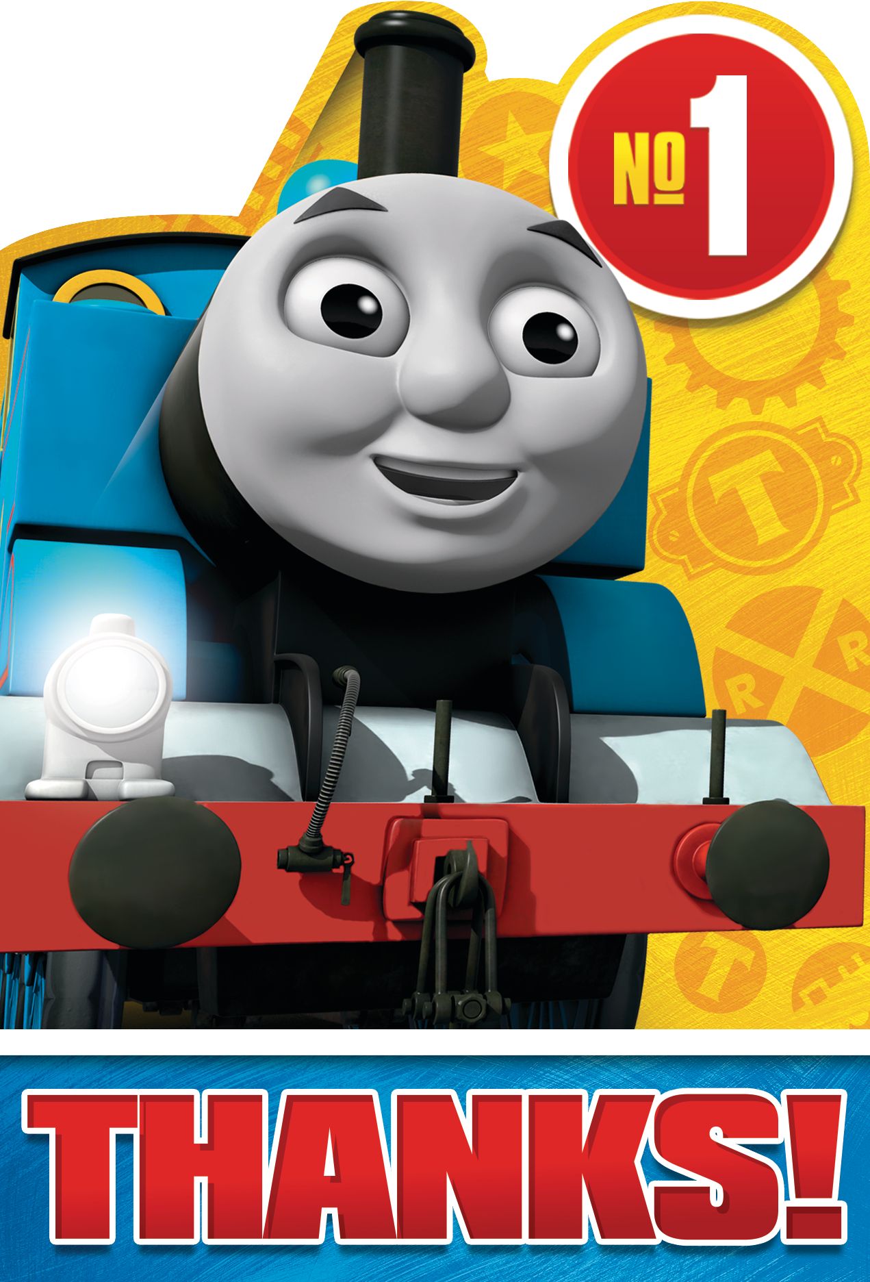 Thomas & Friends "Thanks" Thank You Notes, Blue/Red/Yellow, 8-pk, for ...