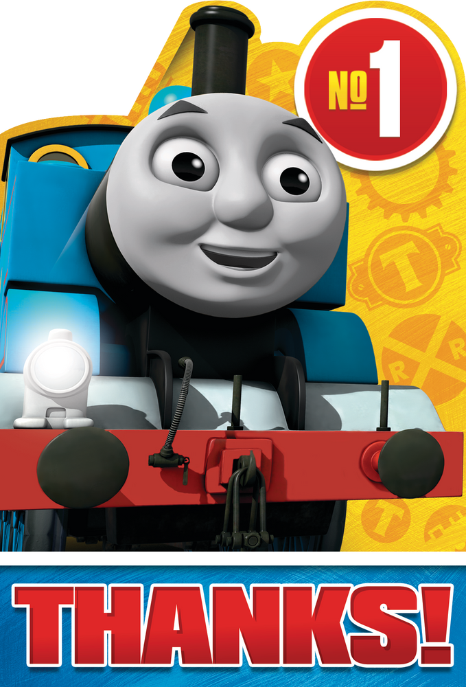 Thomas the Tank Engine Birthday Party Thank You Notes, 8-pk | Party City