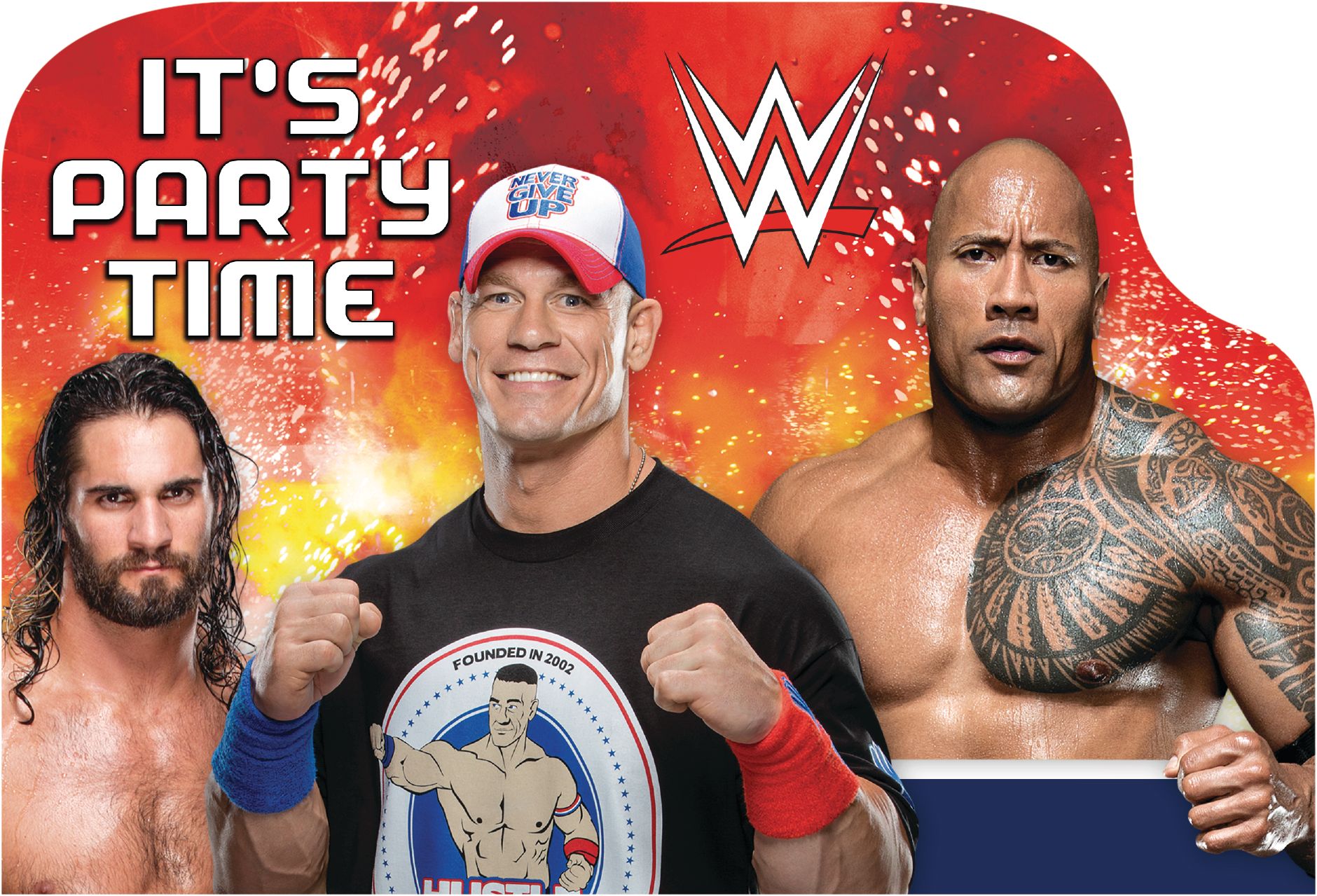 WWE Invitations, 8-pk | Party City