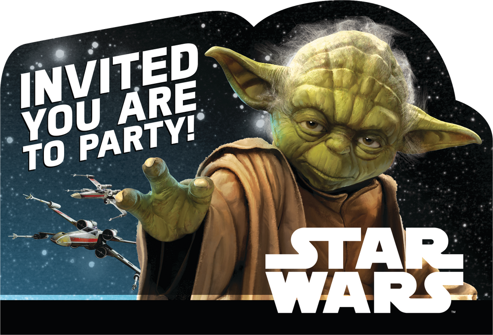 Star Wars Birthday Party Invitations 8 Pk Canadian Tire