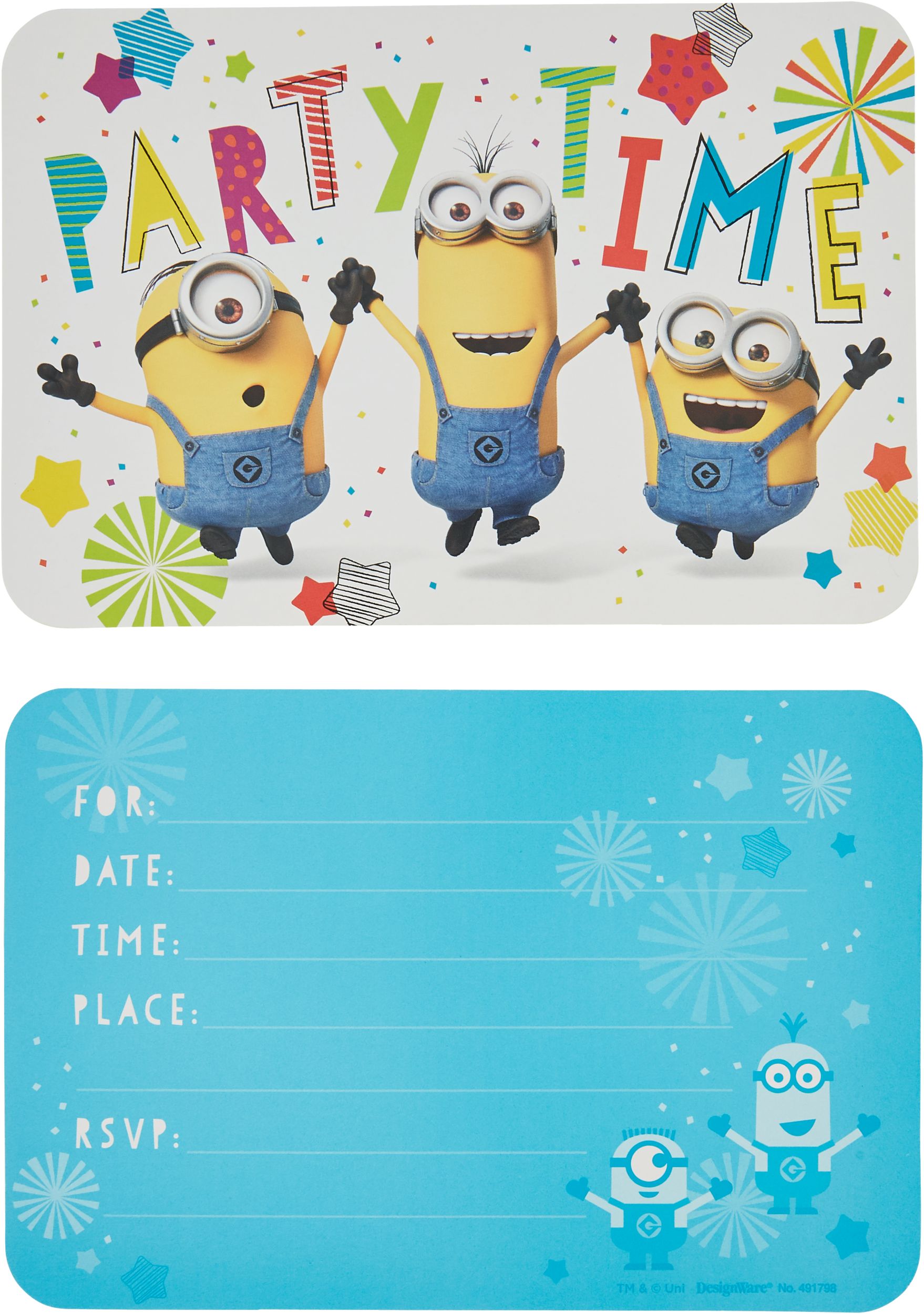 Minion Birthday Party Invitations, 8-pk | Canadian Tire