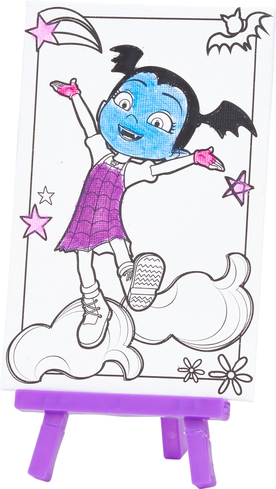 Disney Vampirina Paint & Canvas Set for Birthday Parties, 9-pc, Ages 3 ...
