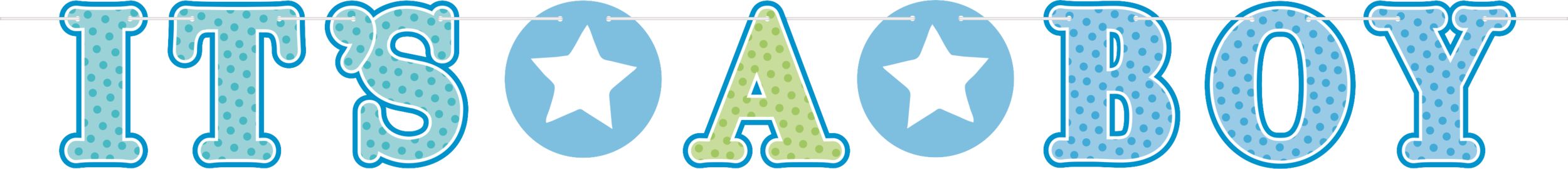 Welcome Boy Banner, 2-pk | Party City