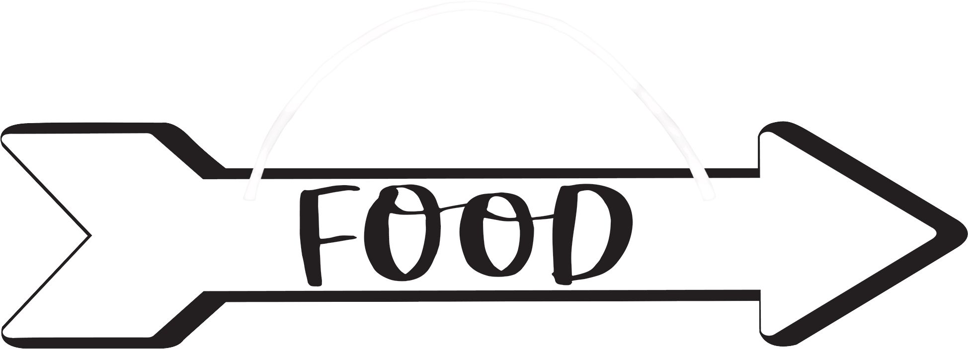 "Dancing" Arrow Hanging Sign Decorations, Black/White, 29-in, 6-pk, for ...