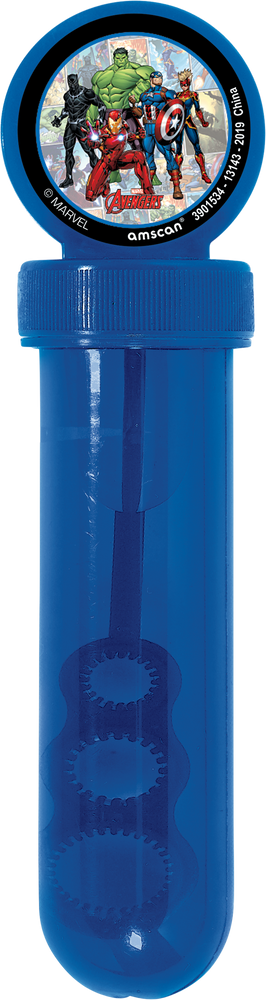 Marvel Powers Unite Bubbles for Birthday Party Favours, Red/Blue, 4-pk ...