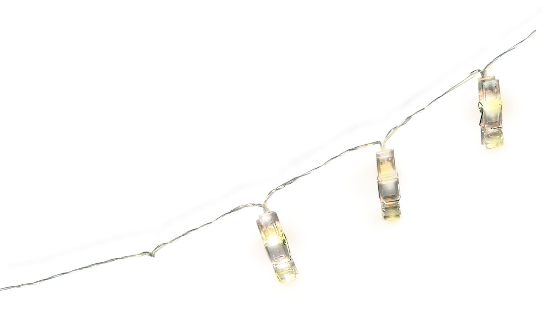 Photo Clip LED Light Up Strings Light Hanging Decoration, Clear, 5-ft ...