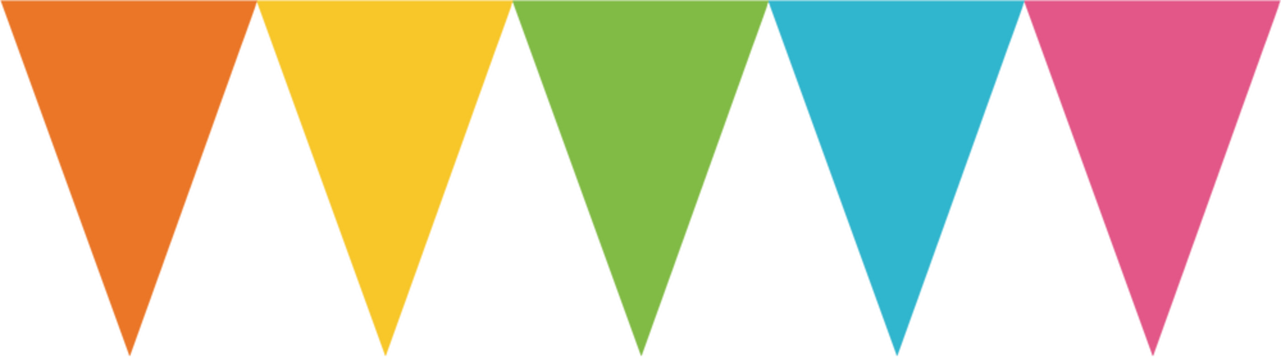 Black & White Pennant Banner | Party City