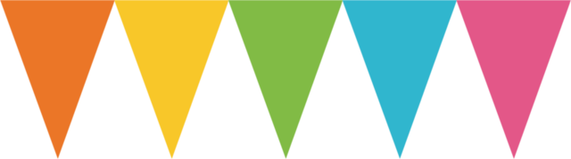 Black & White Pennant Banner | Party City