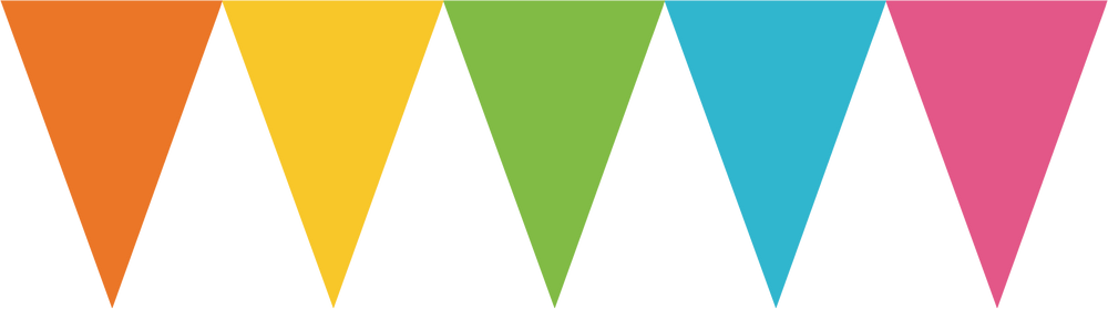 Black & White Pennant Banner | Party City