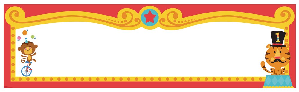 Banderole personnalisée 1er anniversaire Cirque Fisher-Price | Party City