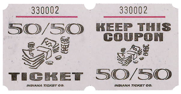 50/50 Tickets | Party City