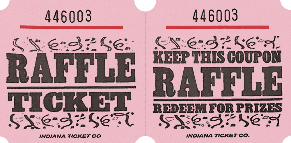 Pink Raffle Ticket Roll | Party City