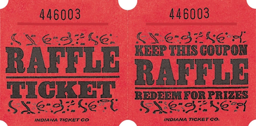 Red Raffle Ticket Roll | Party City