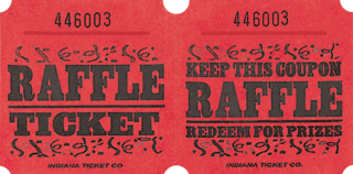 Red Raffle Ticket Roll | Party City