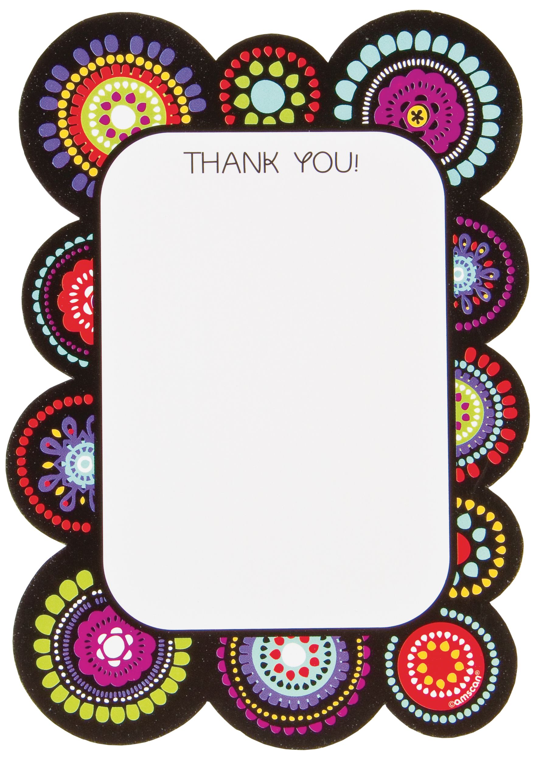 Graphic Fun Thank You Notes, 20-pk | Party City
