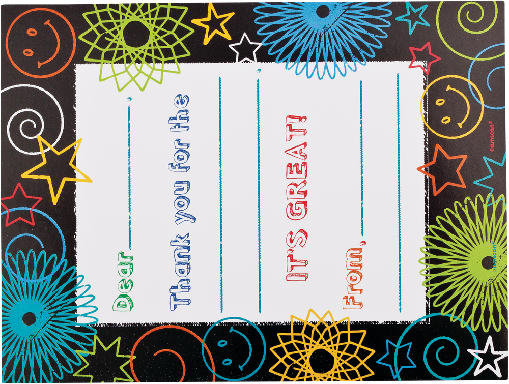 Doddle Days Fill-in Thank You Cards, 8-pk | Party City