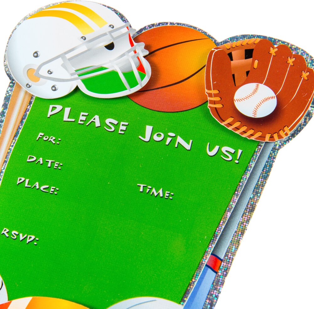 Jumbo Game Day Invitation, 8-pk | Party City