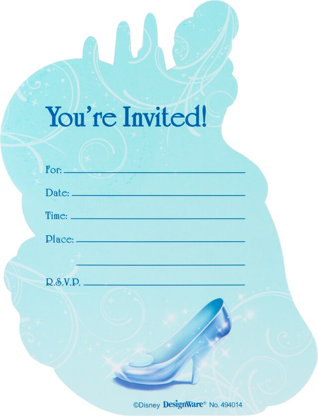 Premium 3D Cinderella Invitations, 8-pk | Party City