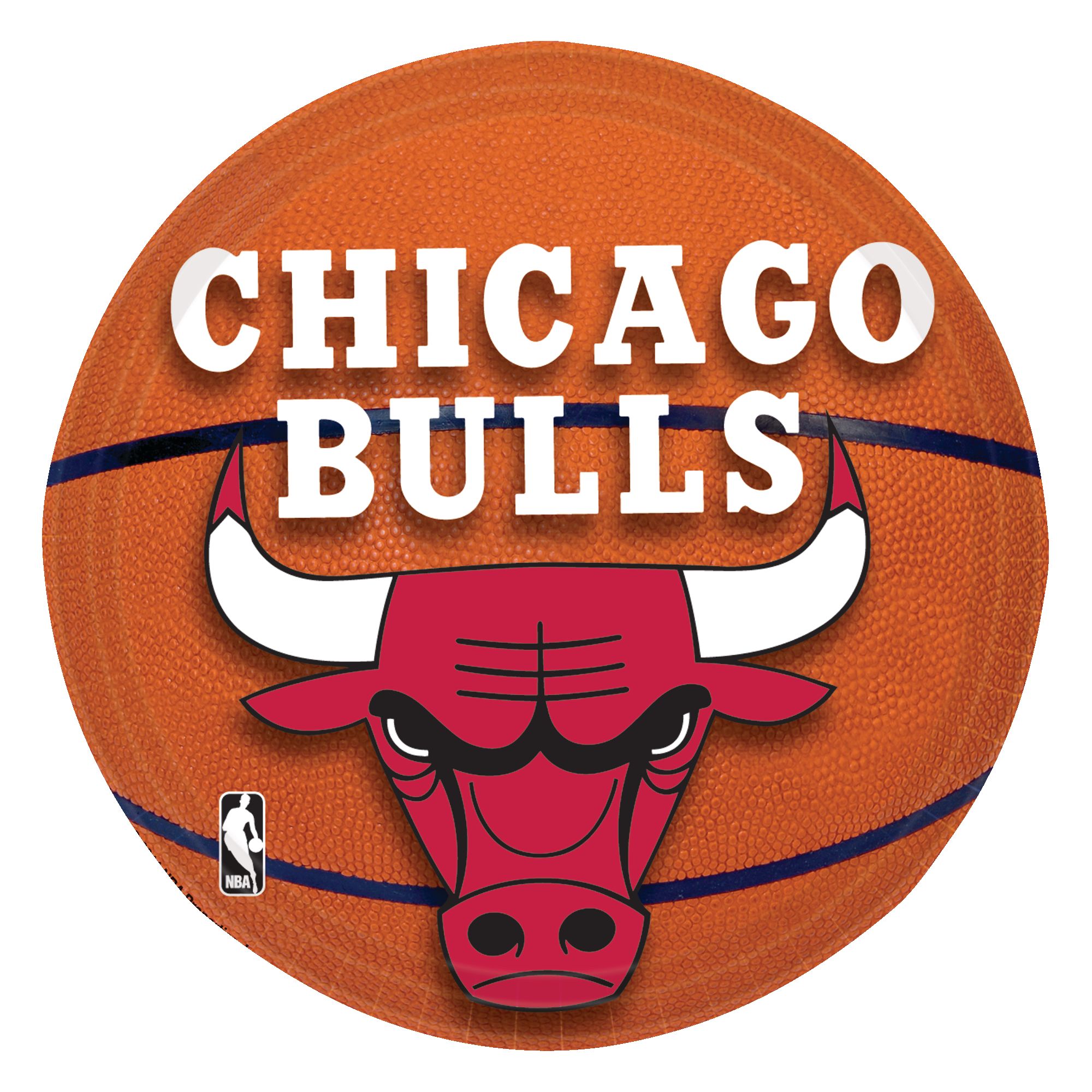 Chicago Bulls Dessert Plates, 8-pk | Party City