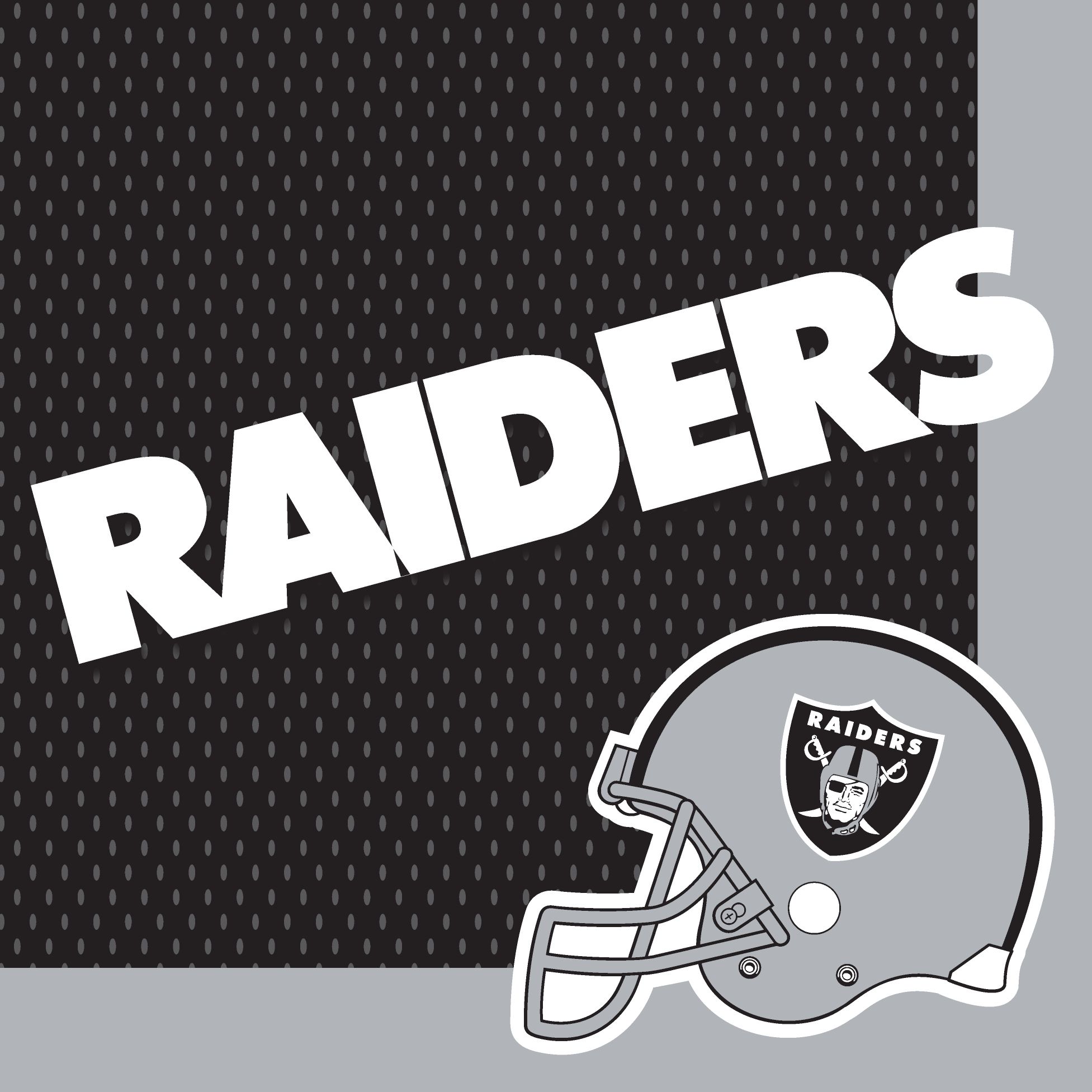 Oakland Raiders Lunch Napkins, 36-pk | Party City