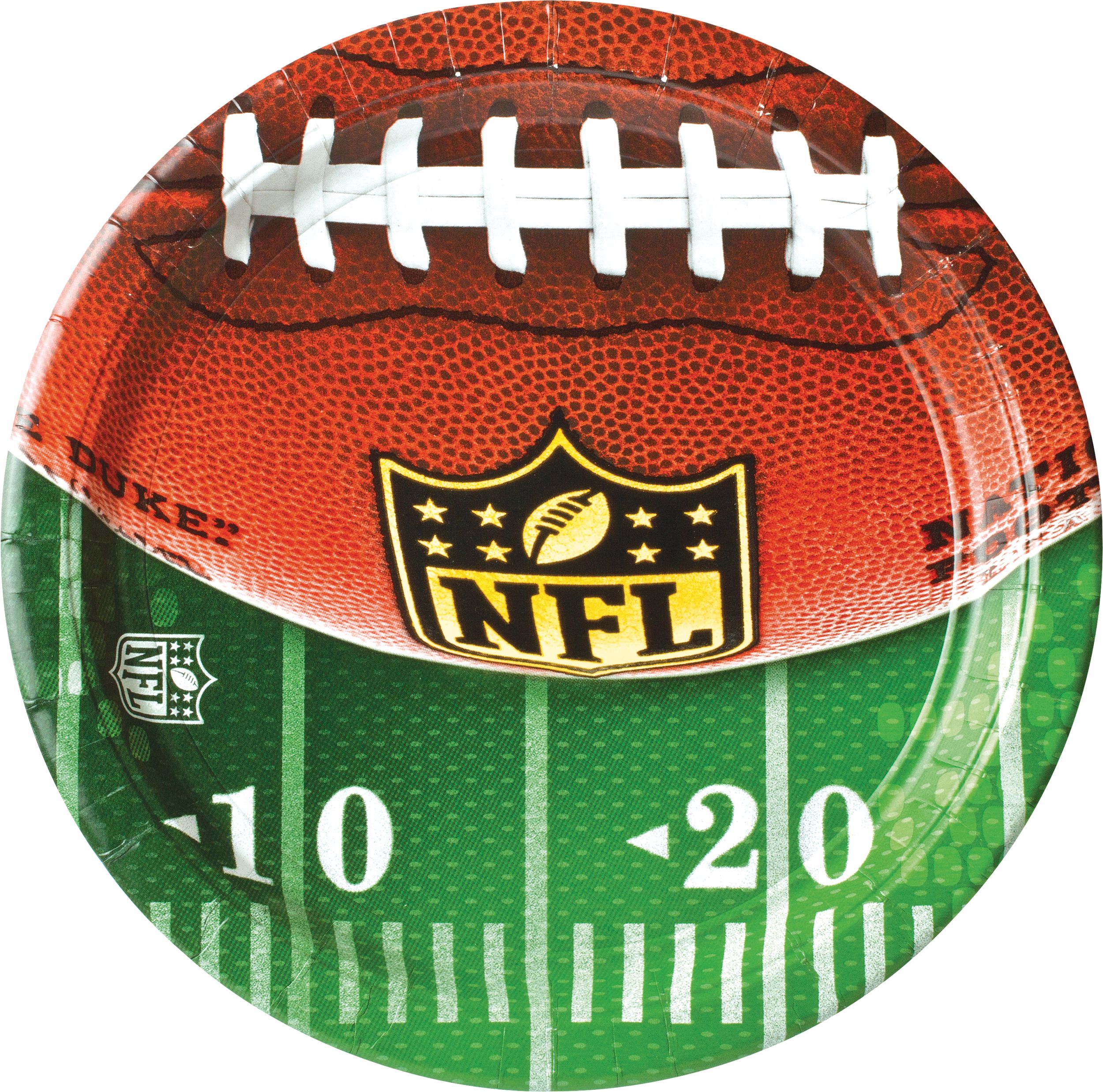 NFL Drive Dinner Plates, 18-pk | Party City