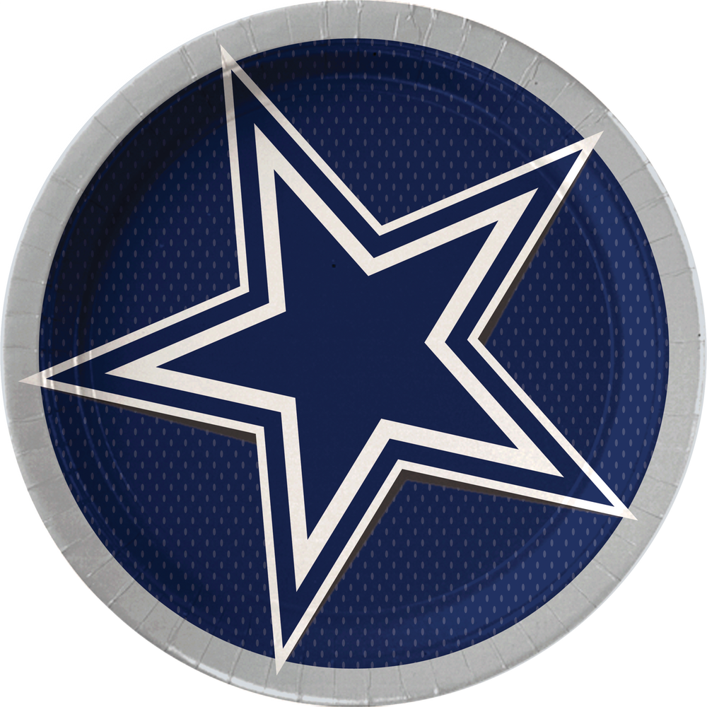 Dallas Cowboys Lunch Plates, 18-pk | Canadian Tire