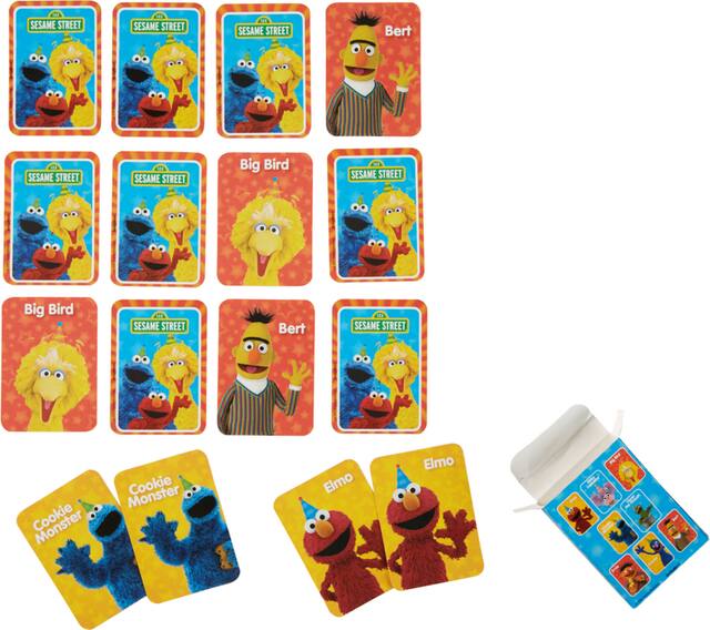 Sesame Street Memory Match Games for Birthday Party Favours, 6-pk ...