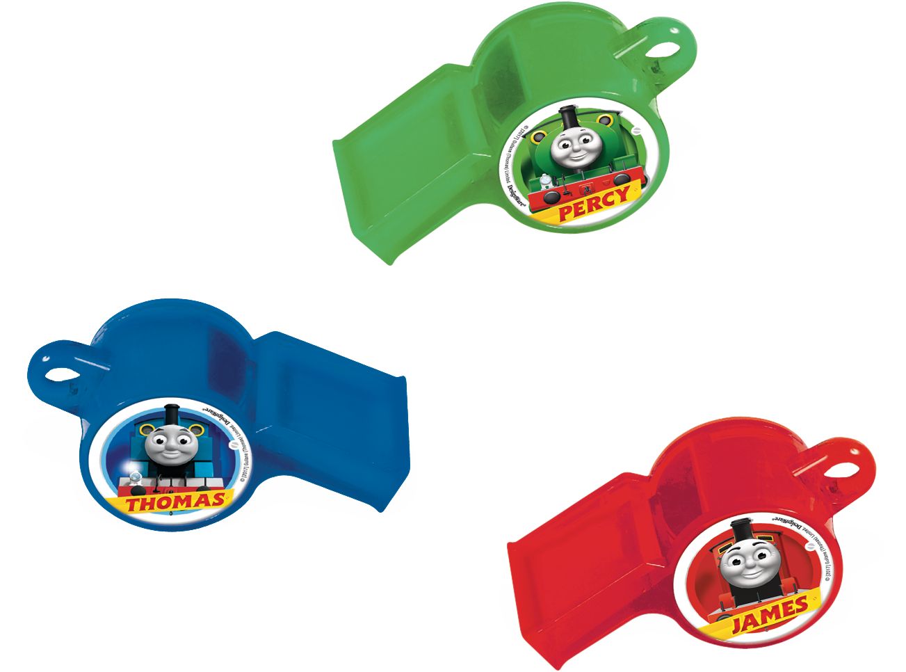 Thomas the Tank Engine Whistles for Birthday Party Favours, Red/Blue ...