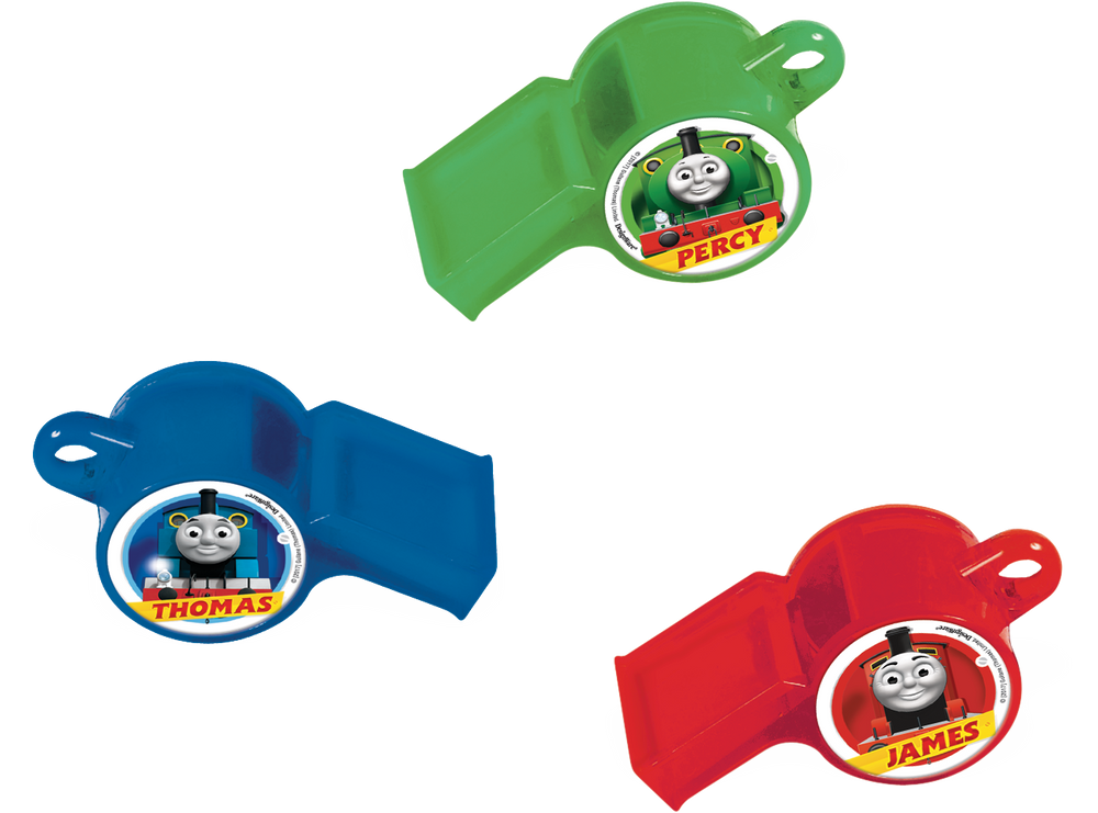 Thomas the Tank Engine Whistles for Birthday Party Favours, Red/Blue ...