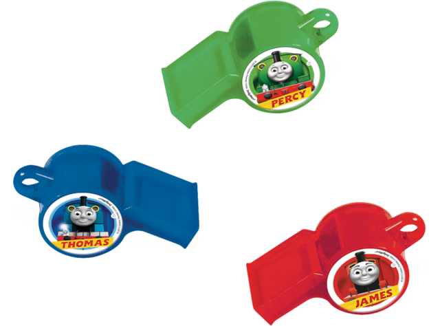 Thomas the Tank Engine Whistles for Birthday Party Favours, Red/Blue ...