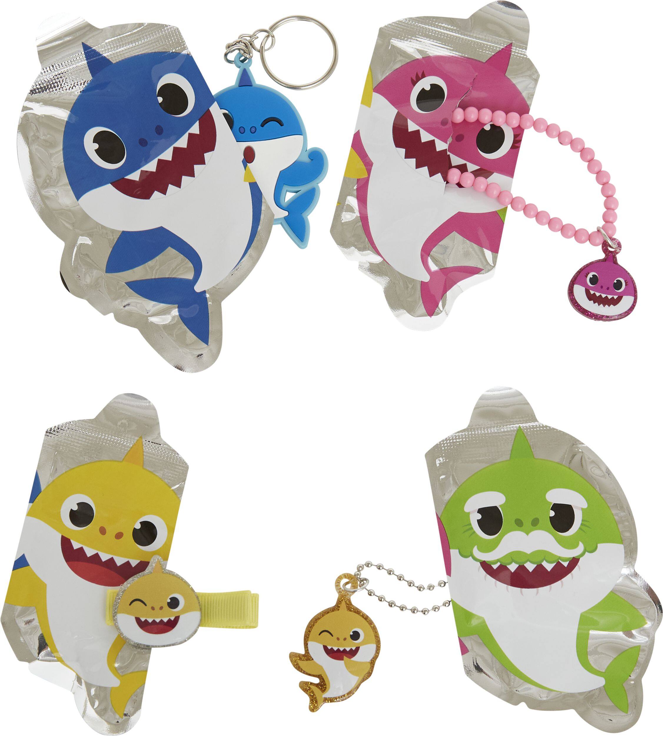 Baby Shark Mystery Foil Party Favours, Blue/Yellow/Pink, 4-pk, for ...