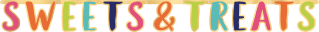 Sweet Treats Banner with Mini Banner | Party City