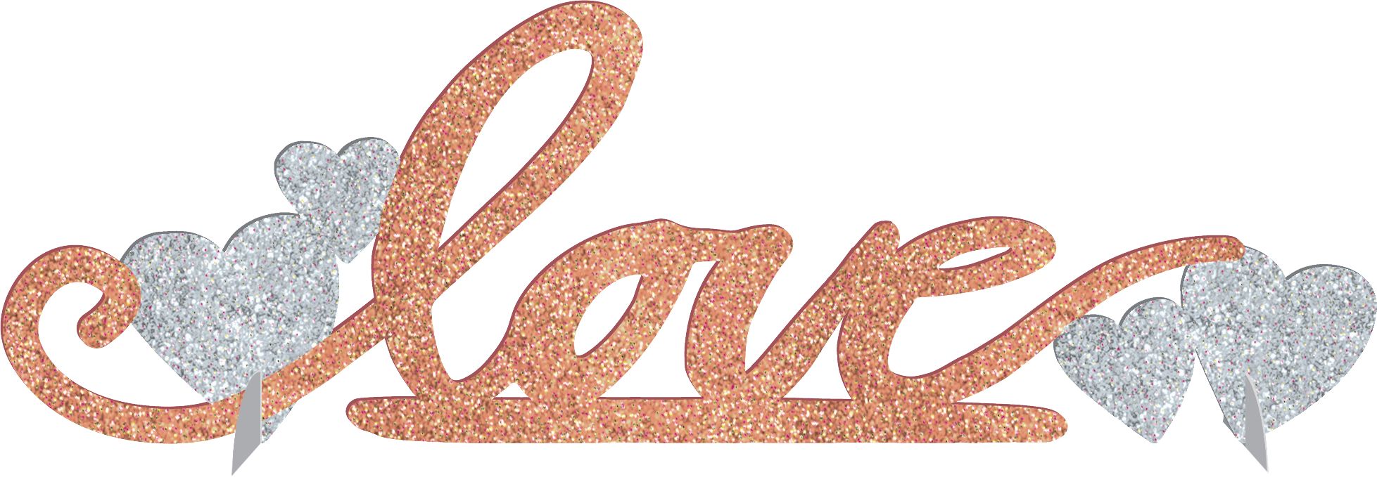 Blush Bride "Love" Standing Block Sign Table Centerpiece Decoration ...