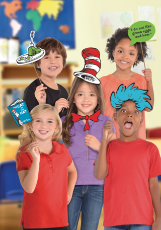 Dr. Seuss Birthday Party Photo Booth Props, 13-ct | Party City