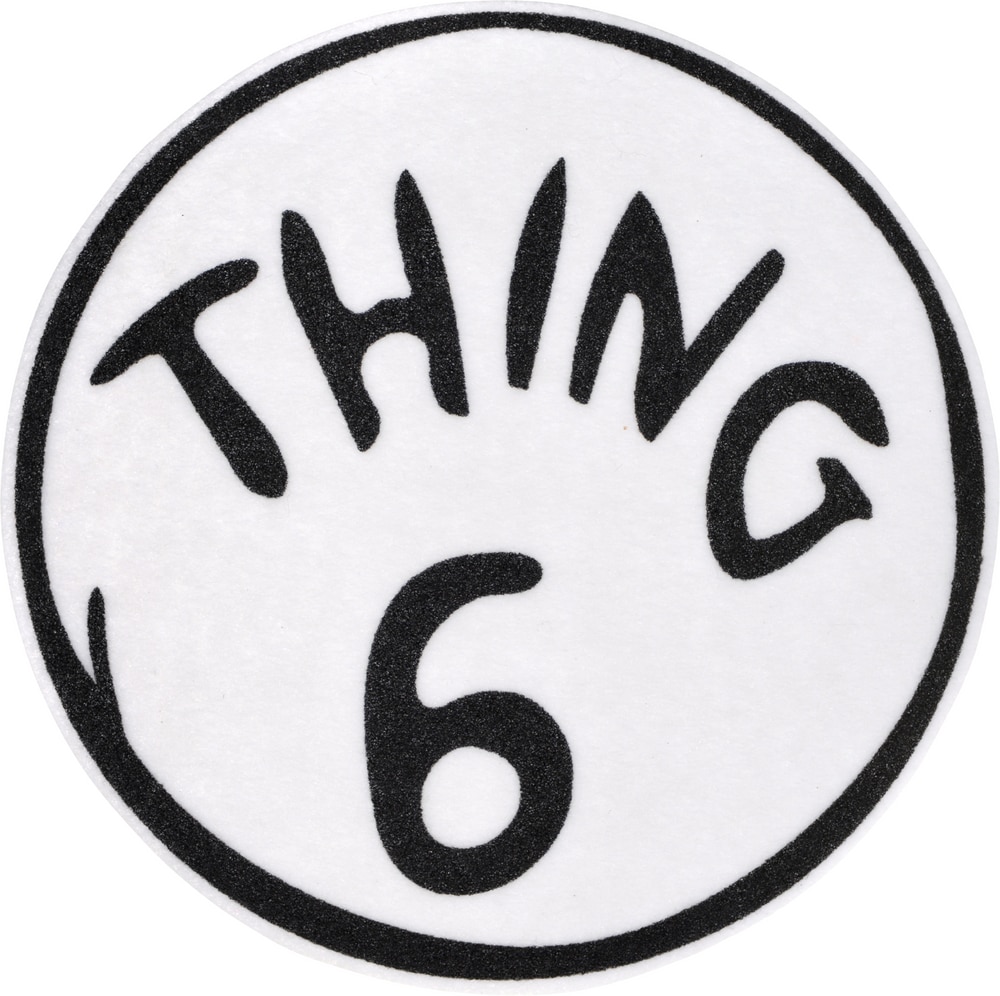 Dr. Seuss Thing 1 to Thing 9 Iron-On Patches, Adult, 9-pc | Party City