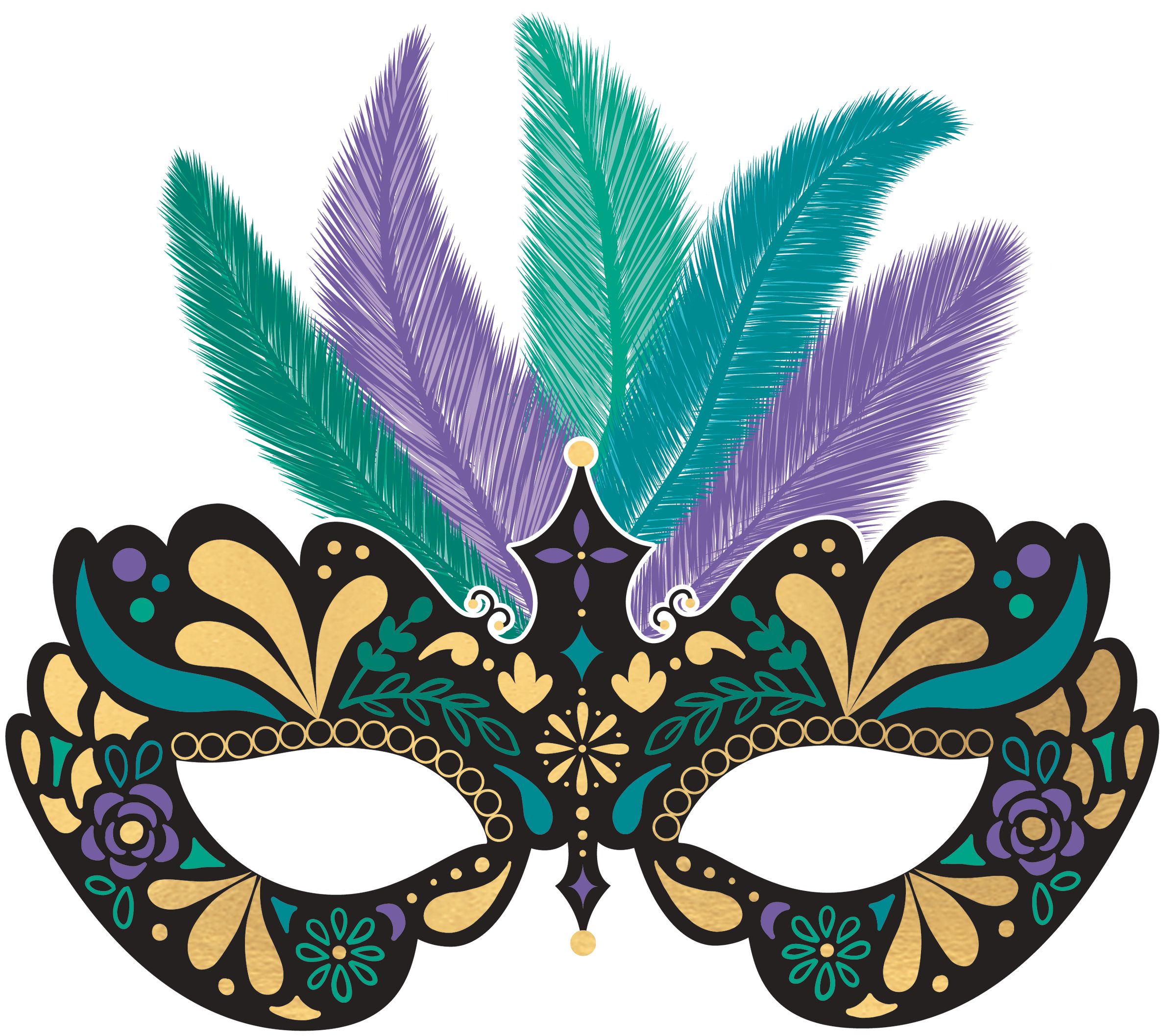 A Night in Disguise Masquerade Cutouts, 12-pc | Party City