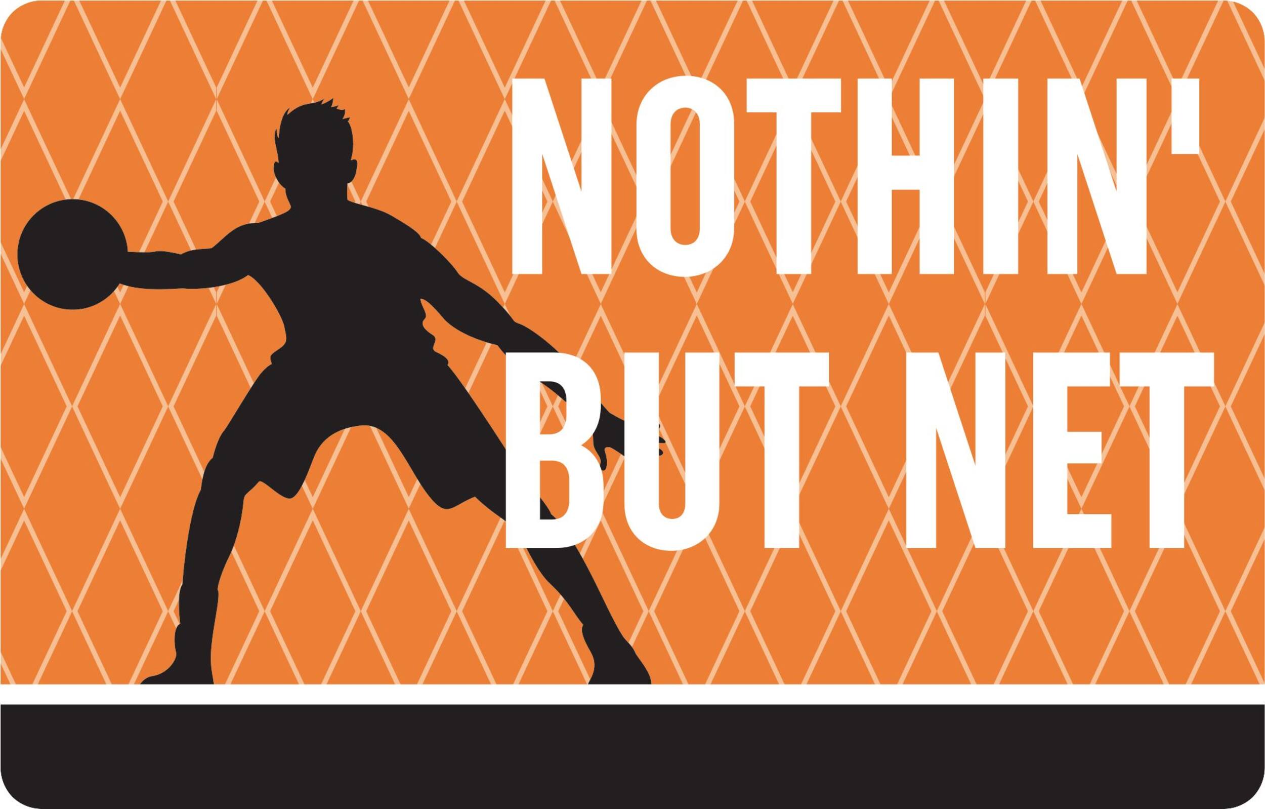 Basketball "Game Day" Table & Wall Cutout Decorations, Orange/Black, 11 ...