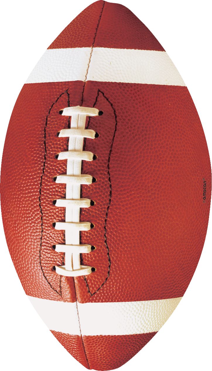 Football Table & Wall Cutout Decorations, Brown, 13-in, 12-pk, for ...