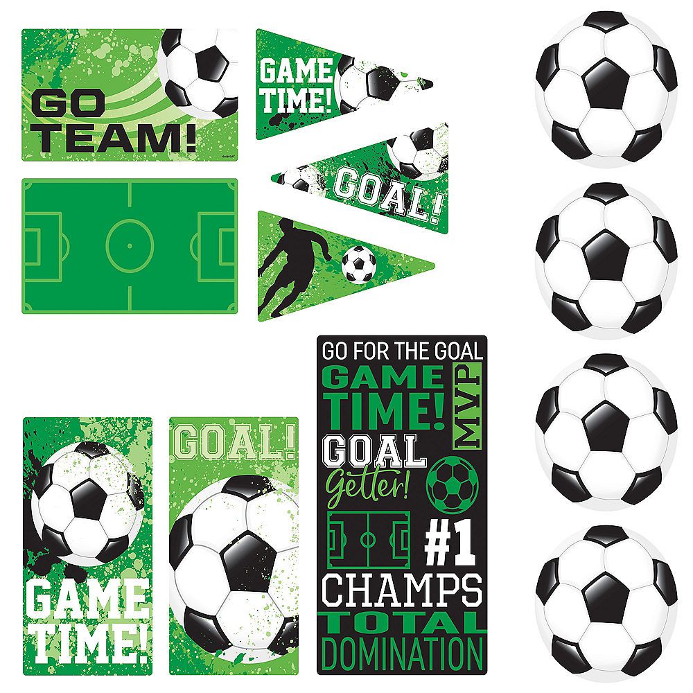 Goal Getter Soccer Cutouts, 12-pc | Party City