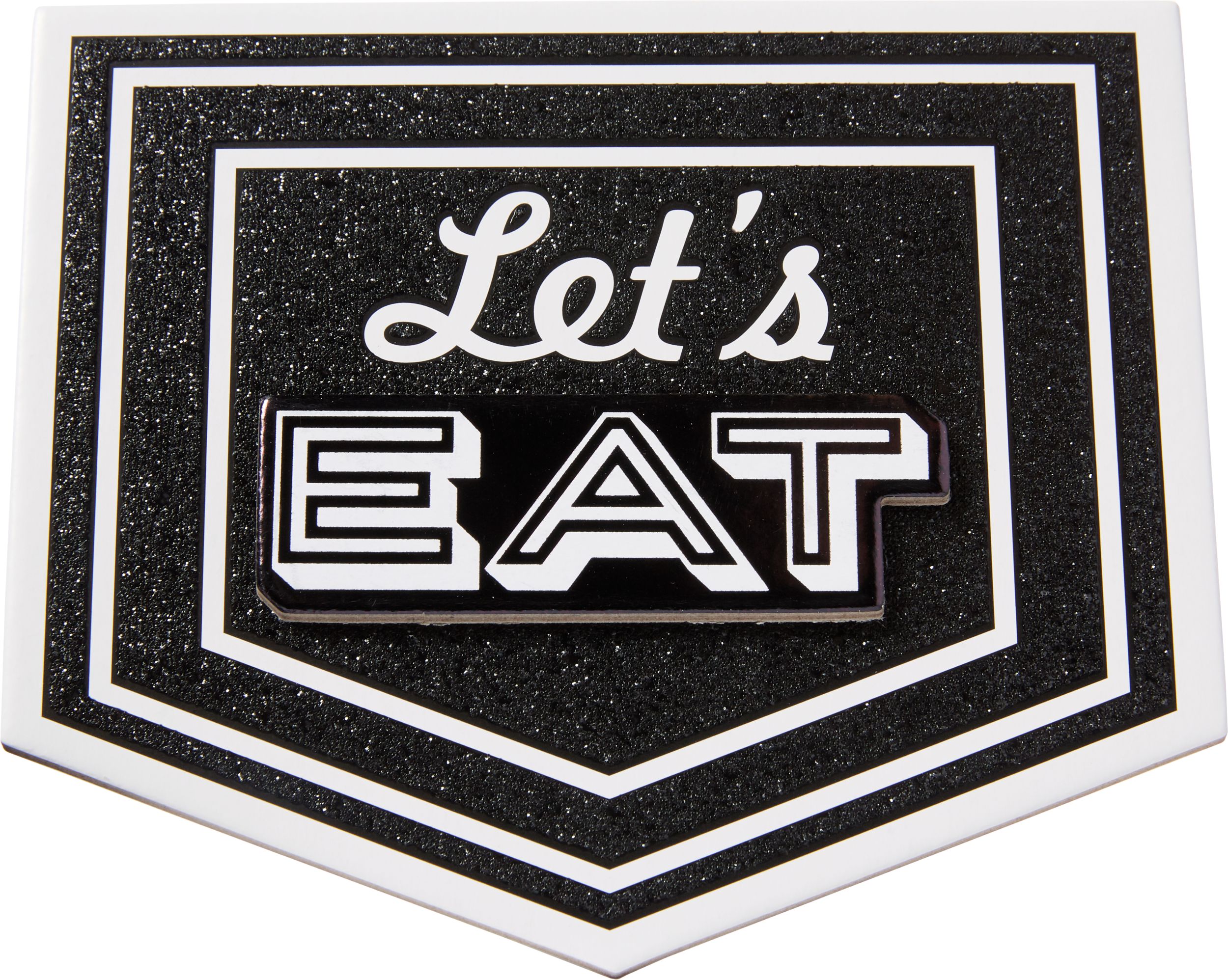 "Let's Eat" Hanging Sign Decoration, Black/White, 5.5-in, for Wedding ...