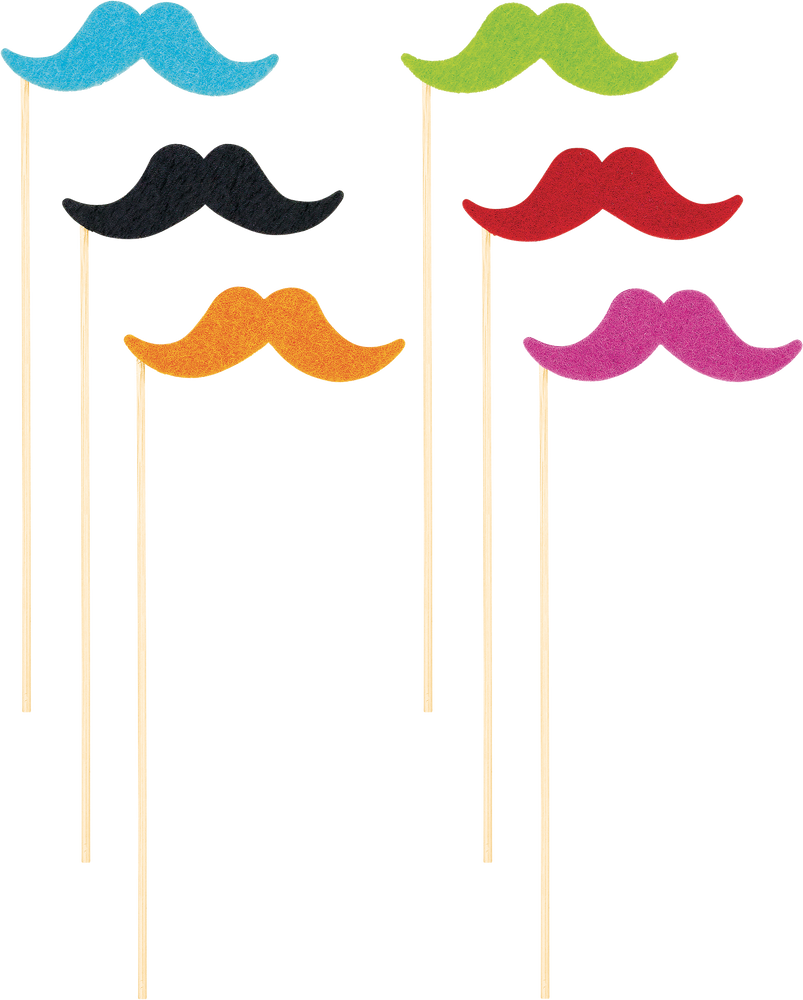 Moustache Photo Props, 6-pk | Canadian Tire