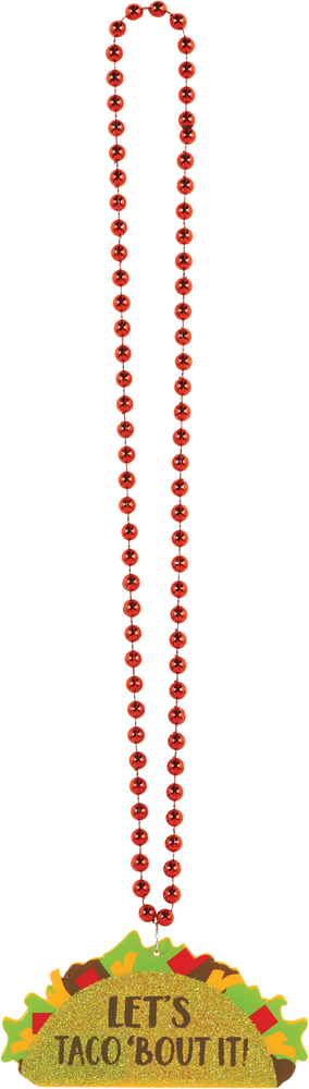 Glitter Taco Pendant Bead Necklace | Canadian Tire