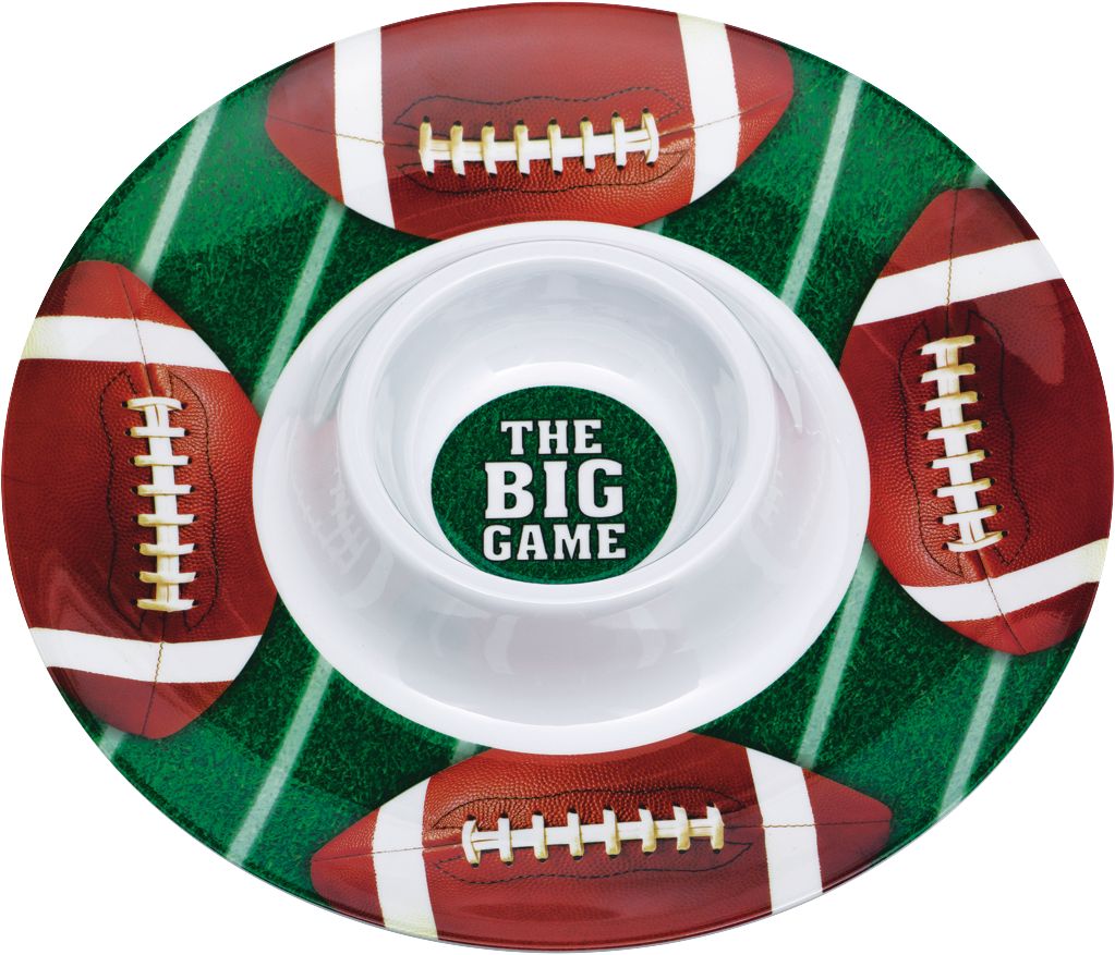 Go Fight Win Football Melamine Chip & Dip Tray | Canadian Tire