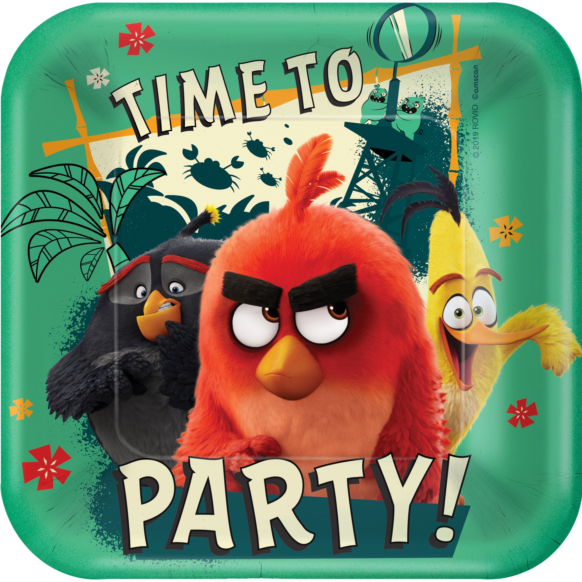 Angry Birds 2 Dessert Plates, 8-pc | Party City