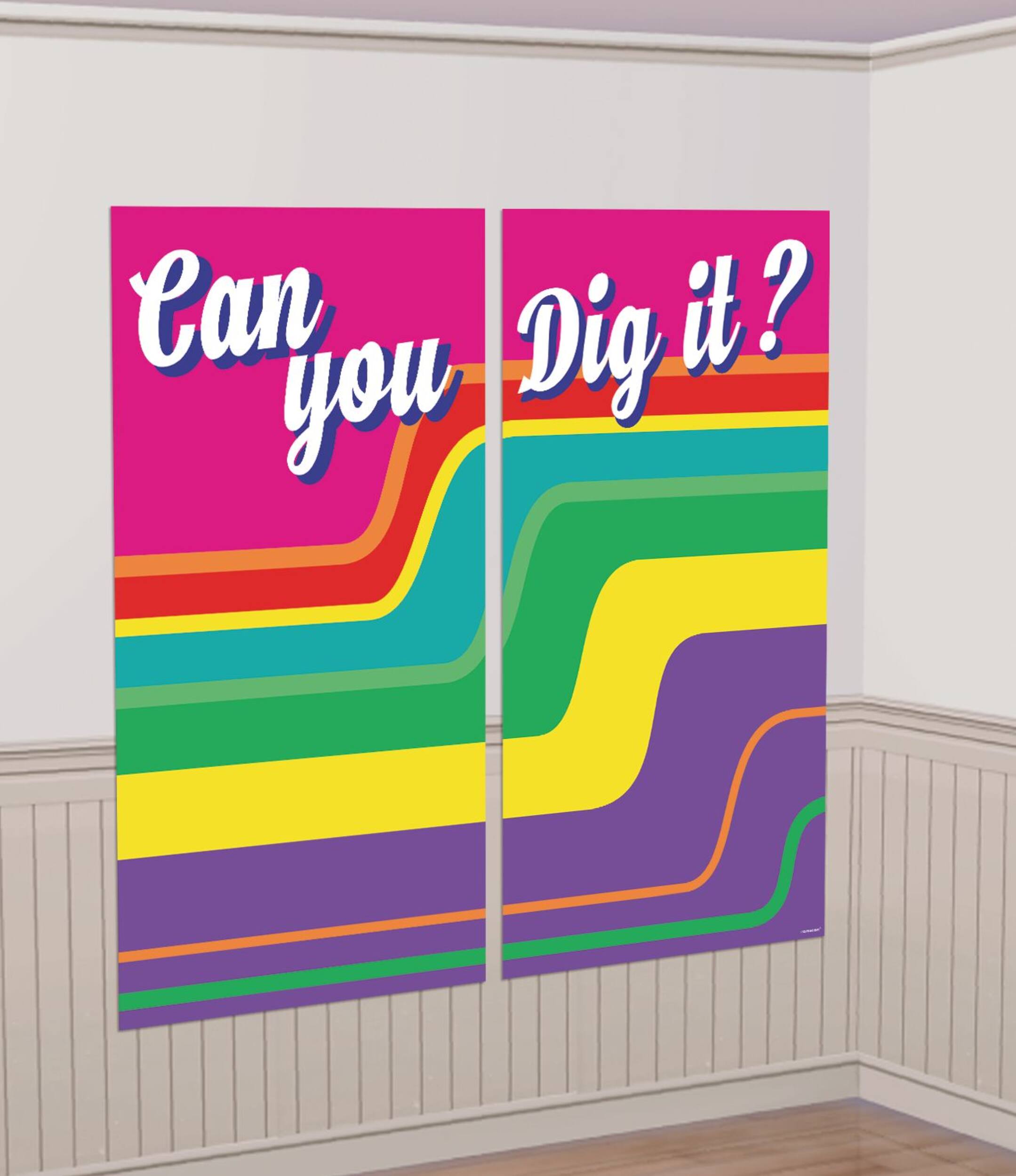 "Can You Dig It" Plastic Scene Setter Background Decoration with Photo ...