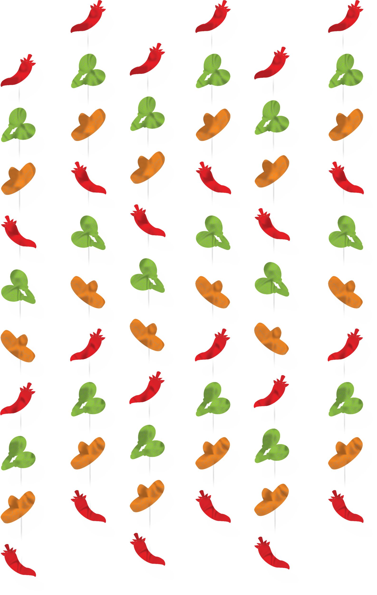 Fiesta String Decorations, 6-pc | Party City