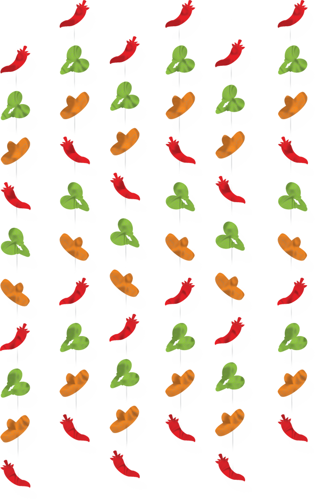 Fiesta String Decorations, 6-pc | Party City